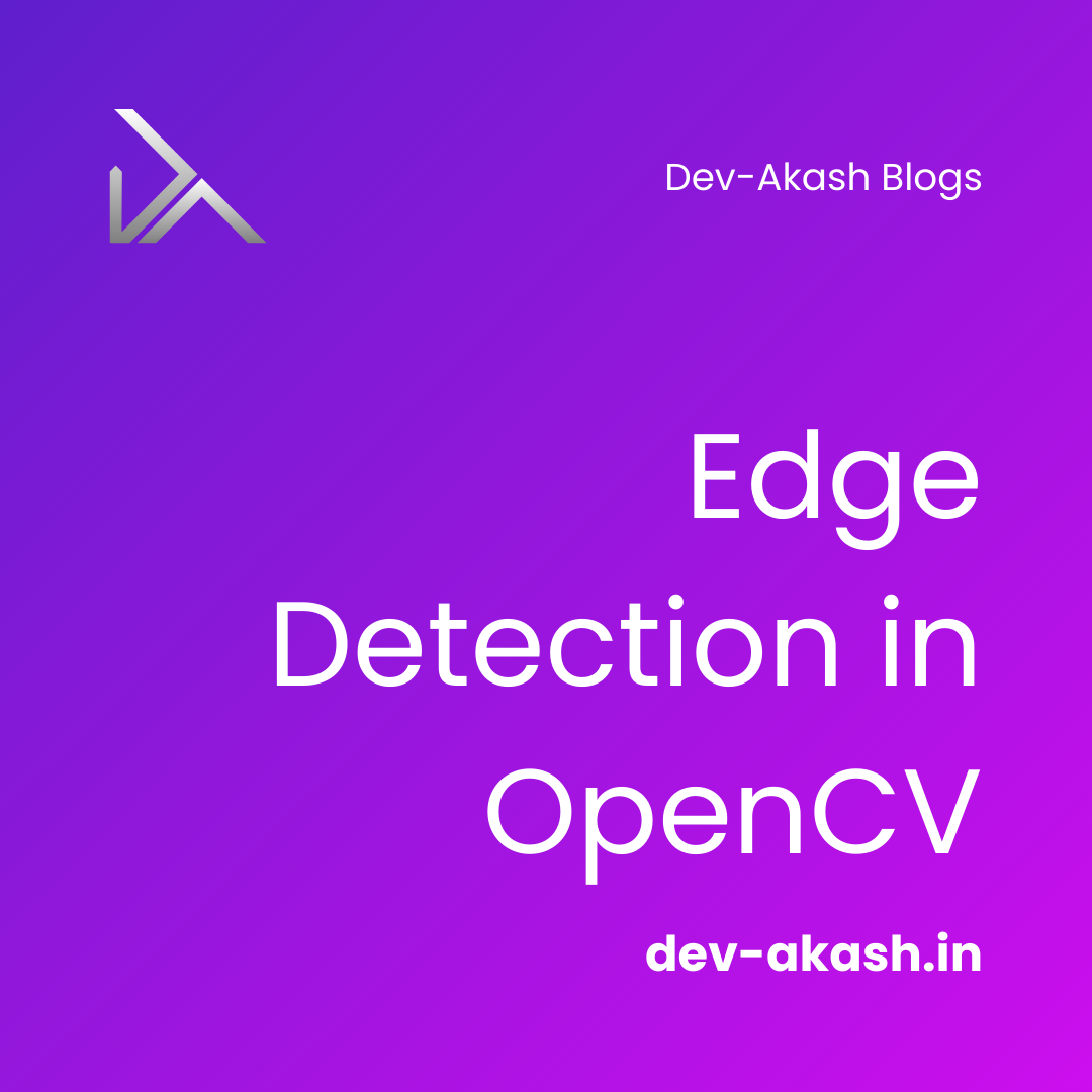Edge Detection In OpenCV